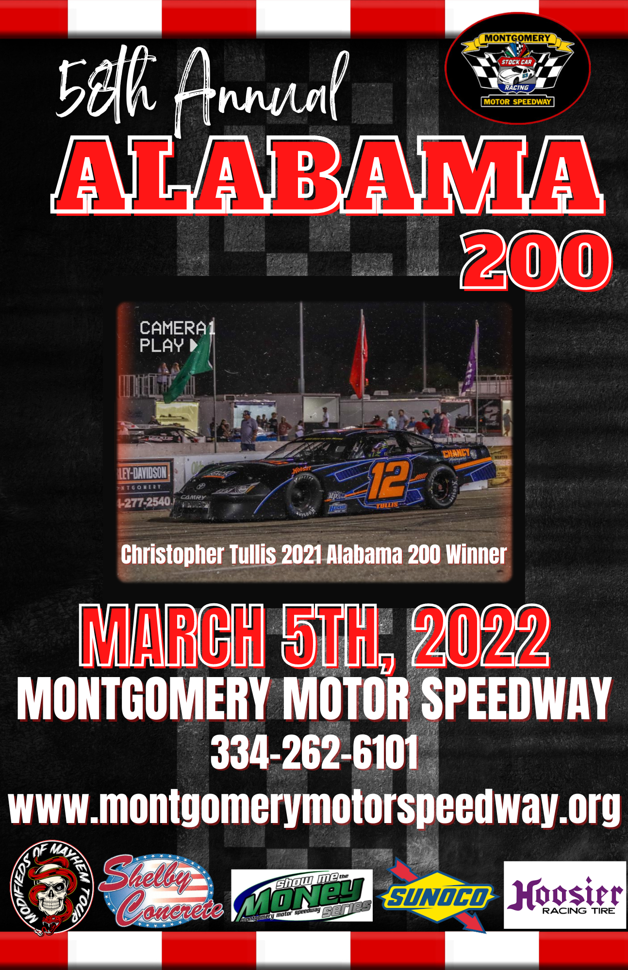 58th Annual Alabama 200 Entry List Grows – Montgomery Motor Speedway
