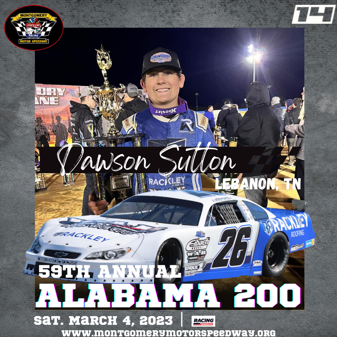 59th Annual Alabama 200 “Hunt for the BEAR” PLM Entries – Montgomery ...